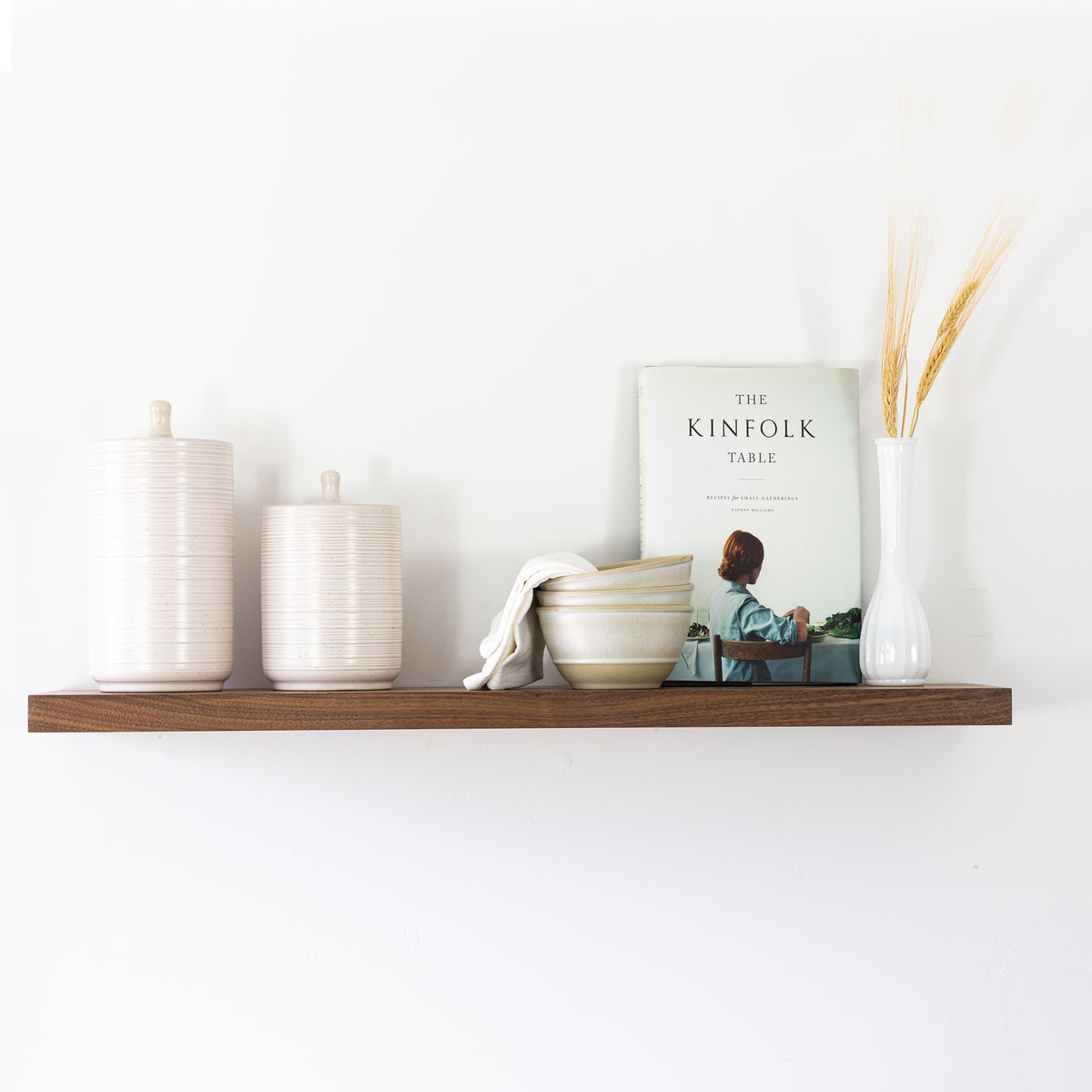 Walnut Floating Shelves | Custom Cut-to-Order – Ultra Shelf