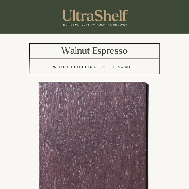 Walnut Floating Shelves | Custom Cut-to-Order – Ultra Shelf
