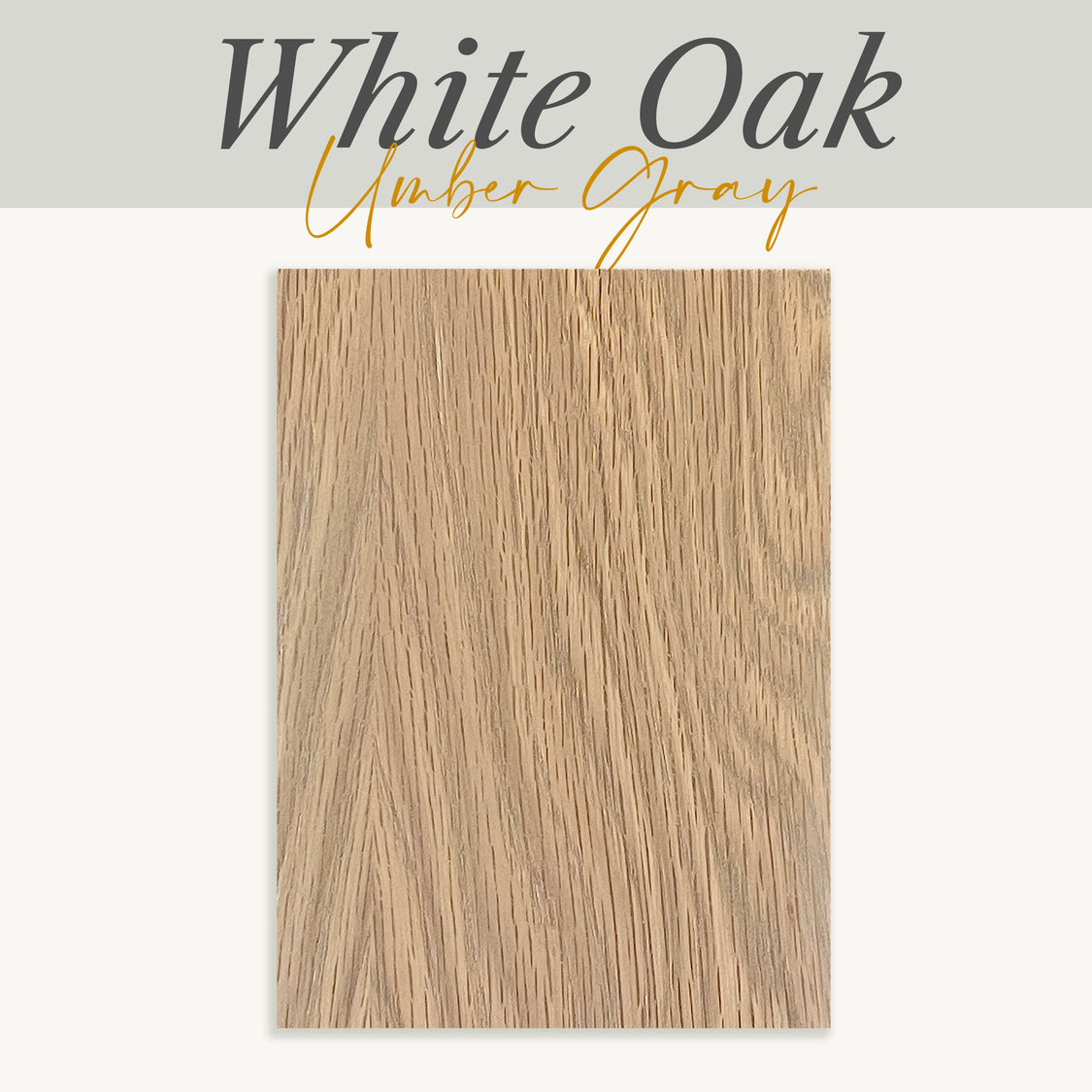 White Oak Samples – Ultra Shelf